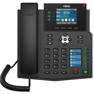 Fanvil X4U Gigabit SIP Enterprise Desktop Phone with Dual-Color LCD Display