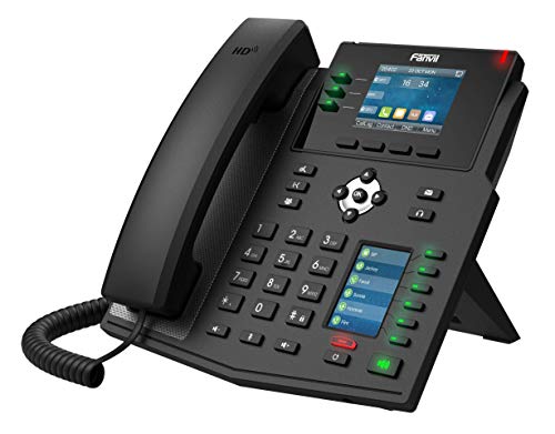 Fanvil X4U Gigabit SIP Enterprise Desktop Phone with Dual-Color LCD Display