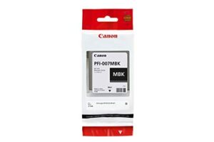 canon pfi-007mbk matte black ink tank (90ml)