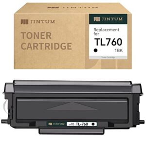 jintum compatible tl-760 toner cartridge replacement for pantum tl-760 tl-730 work with pantum dl730 drum for l2350dw l2710dw series printer (1 black)