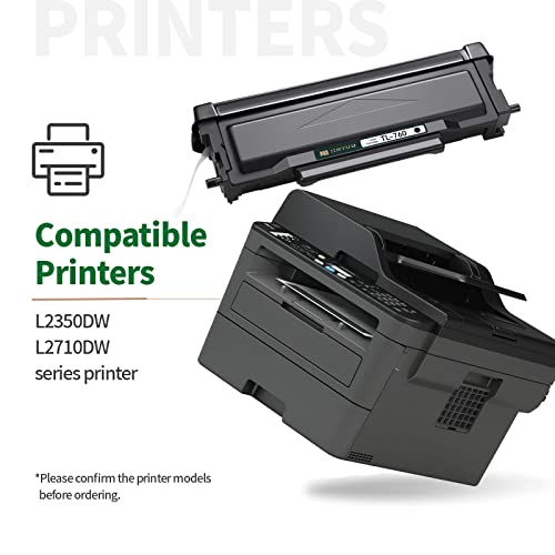 JINTUM Compatible TL-760 Toner Cartridge Replacement for Pantum TL-760 TL-730 Work with Pantum DL730 Drum for L2350DW L2710DW Series Printer (1 Black)