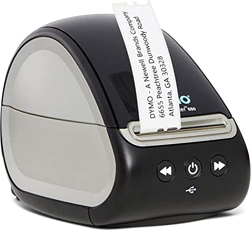 DYMO LabelWriter 550 Label Printer, USB Wired Connectivity Label Maker with Direct Thermal Printing, Automatic Label Recognition, Prints Address, Shipping, Labels, Barcode Labels, and More