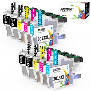 lc3013 lc3011 high yield compatible ink cartridges replacement for brother lc 3011 lc 3013 compatible with mfc-j491dw mfc-j497dw mfc-j690dw mfc-j895dw (4 black, 2 cyan, 2 magenta, 2 yellow)