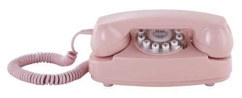 Crosley CR59-PI Princess Phone with Push Button Technology, Pink