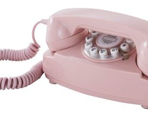 Crosley CR59-PI Princess Phone with Push Button Technology, Pink