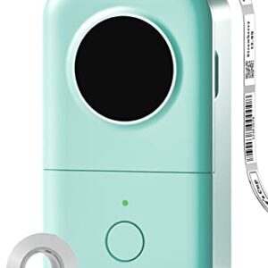 Label Makers - D30 Mini Label Maker Machine, Inkless Bluetooth Label Printer, Thermal Sticker Maker Machine for Kitchen, File, Cable, Clothes, Price, Jewelry, Medicine, Barcode, Green