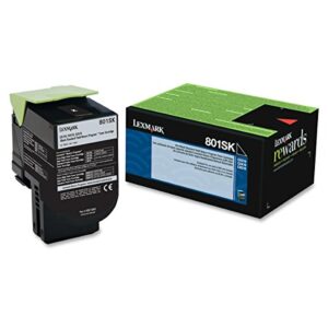 lexmark 80c1sk0 801sk – black – original – toner cartridge lccp, lrp – for lexmark cx310dn, cx310n, cx410de, cx410dte, cx410e, cx510de, cx510dhe, cx510dthe