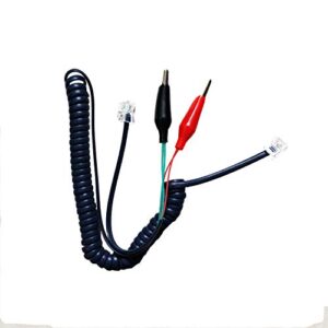 TelPal Landline Test Phone Line Set Telecom Check Telephone Line Dedicated Check Line Survey Line Machine Tester to Alligator Clip Set Equipment