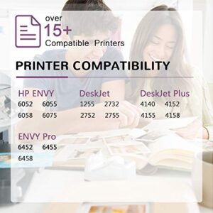 Inktopia Remanufactured Ink Cartridge Replacement for HP 67XL 67 XL for Envy 6055e 6052 6058 Envy Pro 6455e 6452 6458 DeskJet 1255 2732 2752 2755e 4140 4155e Printer (1 Black 1 Tri-Color)