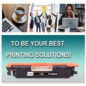 2-Pack Compatible HP 130A Black Toner Cartridges Works with HP Color Laserjet Pro MFP M177fw,M176n Printer Ink