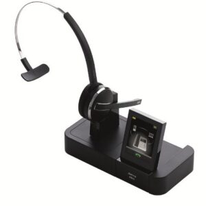 Jabra PRO 9470 Mono Wireless Headset with Touchscreen for Deskphone, Softphone & Mobile Phone (Certified Refurbished)