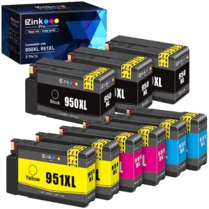 e-z ink pro compatible ink cartridge replacement for hp 950xl 951xl 950 xl 951 xl to use with officejet pro 8610 8600 8615 8620 8625 8100 276dw 251dw (3 black, 2 cyan, 2 magenta, 2 yellow)