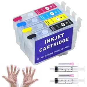 212xl no chip remanufactured ink cartridge refillable ink cartridges without chip & ink for xp-4100 xp-4105 sublimation ink cartridges empty ink cartridges replacement for wf-2850 wf-2830 printer