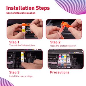 HOTCOLOR 5 Slot 564 Printhead for HP 564 printhead CN642A for HP 7520 printhead Replacement photosmart 7510 7525 printhead (1Pack)