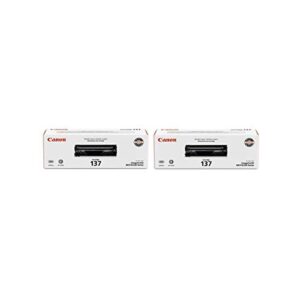 canon 2x 137 full yield cartridge for mf212w, mf216n, mf227dw, mf229dw laser printers