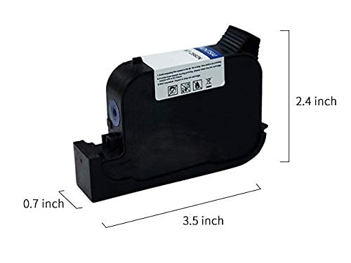 BT-2580P OLYBSJET Original Solvent Fast Dry Ink Cartridge Replacement for Handheld Inkjet Printer BT-HH6105B2 and BT-HH6105B3