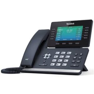 Yealink SIP-T54W IP Phone [5 Pack] 16 VoIP Accounts. 4.3-Inch Color Display. USB 2.0, 802.11ac Wi-Fi, Dual-Port Gigabit Ethernet, 802.3af PoE, Power Adapter Not Included (SIP-T54W)