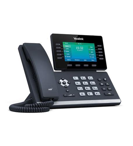 Yealink SIP-T54W IP Phone [5 Pack] 16 VoIP Accounts. 4.3-Inch Color Display. USB 2.0, 802.11ac Wi-Fi, Dual-Port Gigabit Ethernet, 802.3af PoE, Power Adapter Not Included (SIP-T54W)