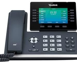 Yealink SIP-T54W IP Phone [5 Pack] 16 VoIP Accounts. 4.3-Inch Color Display. USB 2.0, 802.11ac Wi-Fi, Dual-Port Gigabit Ethernet, 802.3af PoE, Power Adapter Not Included (SIP-T54W)