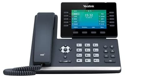 Yealink SIP-T54W IP Phone [5 Pack] 16 VoIP Accounts. 4.3-Inch Color Display. USB 2.0, 802.11ac Wi-Fi, Dual-Port Gigabit Ethernet, 802.3af PoE, Power Adapter Not Included (SIP-T54W)