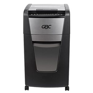 gbc paper shredder, auto feed+, 300 sheet capacity, micro-cut, office shredder, 300m (wsm1757609)