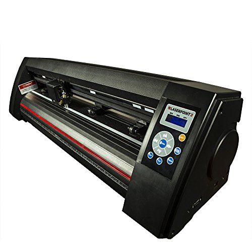 34" LaserPoint 3 Vinyl Cutter Plotter with Contour Cutting, Vinyl, Tape, Tools (Bundle)