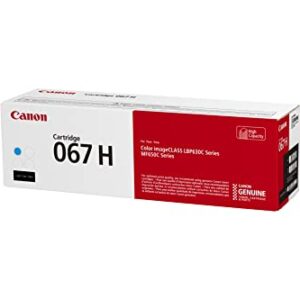 Canon 067 Cyan Toner Cartridge, High Capacity, Compatible to MF656Cdw, MF654Cdw, MF653Cdw, LBP633Cdw and LBP632Cdw Printers