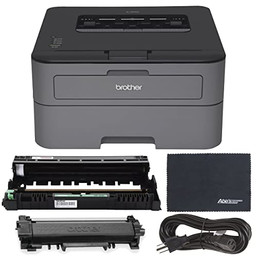 AOM Brother HL-L2300D Monochrome Laser Printer with Duplex Printing Bundle