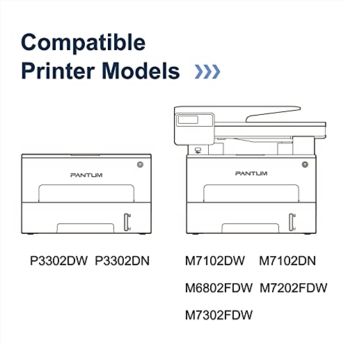 Pantum TL-410H Black Toner with 3000 Page Yield Compatible with P3012DW, P3302DN, P3302DW, M6802FDW, M7102DW, M7102DN, M7202FDW P3010DW, P3300DN, P3300DW, M6800FDW, M7100DW, M7100DN, M7200FDW Series