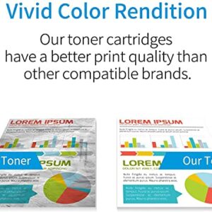 131X 131A CF210A Toner Cartridge: 4-Pack Compatible for HP CF210X CF211X CF212X CF213X for HP Pro 200 Color MFP M251nw M276nw M251n M276n M276 M251 Printer ( Black Cyan Yellow Magenta )