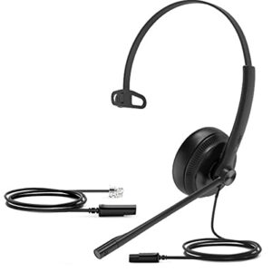 yealink yhs34 mono analog wired headset – qd to rj9