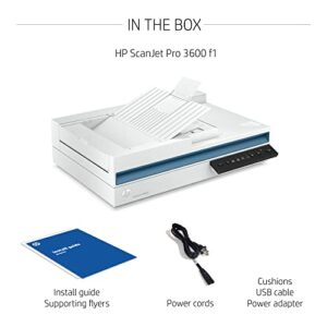 HP ScanJet Pro 3600 f1, Fast 2-Sided scanning and auto Document Feeder (20G06A)