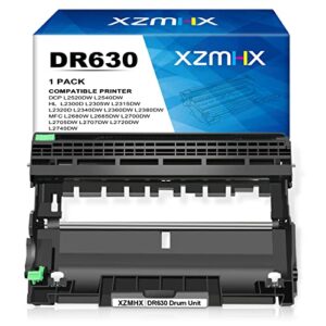 xzmhx dr630 dr-630 replacement drum unit (not toner) compatible for brother mfc-l2700dw mfc-l2720dw mfc-l2740dw hl-l2300d hl-l2340dw hl-l2380dw dcp-l2540dw printer (1p drum unit only)