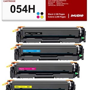 054 054H Compatible Toner Cartridge Replacement for Canon 054 054H CRG-054 for Canon Color ImageClass MF644Cdw MF642Cdw LBP622Cdw MF640C LBP620 MF643Cdw Printer (1 Black 1 Cyan 1 Magenta 1 Yellow)