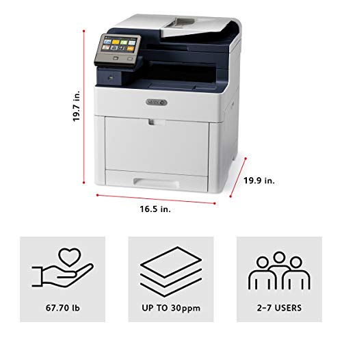 Xerox WorkCentre 6515/DNI Color Multifunction Printer, Amazon Dash Replenishment Ready