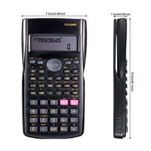 30 Packs Scientific Calculator Bulk, Individually Packaged Saillong 2 Line Engineering Classroom Math Calculators for Middle School, High School, College Student and Teacher, and Business, Black