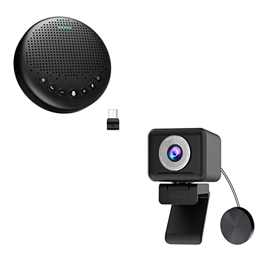 EMEET Conference Speaker and Microphone Luna & EMEET USB Speakerphone for Live Streaming C990