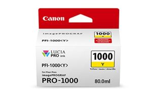 canon 0549c002 canonink lucia pro pfi-1000 yellow individual ink tank