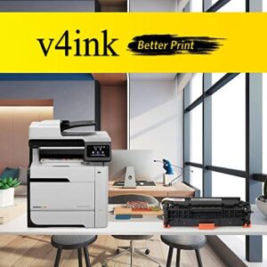 v4ink Remanufactured Toner Cartridge Replacement for HP 305X 305A CE410X CE410A Toner High Yield Black Ink for HP Pro 400 MFP M475dn M475dw M451nw M451dn M451dw PRO 300 M375nw M351 Printer