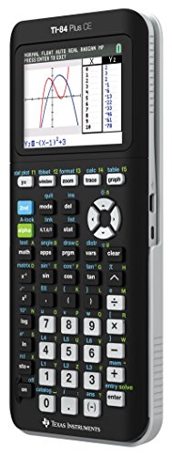 Texas Instruments TI-84 PLUS CE Graphing Calculator, Black (Frustration-Free Packaging) (84PLCE/PWB/2L1/A) (Renewed)