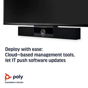 Poly - Studio - Premium Audio and Video Conferencing System (Polycom) - Plug-and-Play USB Connectivity - Video Solution for Home Office & Small Conference Rooms (Renewed)