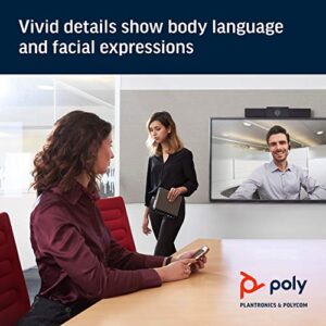 Poly - Studio - Premium Audio and Video Conferencing System (Polycom) - Plug-and-Play USB Connectivity - Video Solution for Home Office & Small Conference Rooms (Renewed)