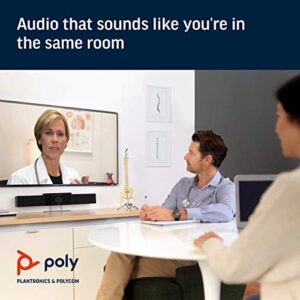 Poly - Studio - Premium Audio and Video Conferencing System (Polycom) - Plug-and-Play USB Connectivity - Video Solution for Home Office & Small Conference Rooms (Renewed)