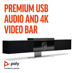 Poly - Studio - Premium Audio and Video Conferencing System (Polycom) - Plug-and-Play USB Connectivity - Video Solution for Home Office & Small Conference Rooms (Renewed)