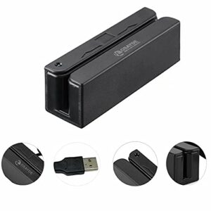 MSR90D Mini USB 3 Tracks Swipe Magnetic Credit Card Smart Card Reader ITOSAYDE