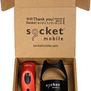 SOCKET Scan S700, 1D Barcode Scanner, Red & Charging Dock (CX3461-1929)