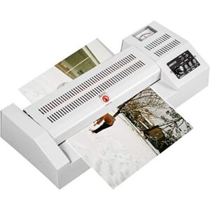 vevor lamination machine 12.6″ thermal laminator machine 4 rollers system portable laminating machine for home school or small office suitable for use with photos, handouts or other laminating needs