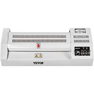 VEVOR Lamination Machine 12.6" Thermal Laminator Machine 4 Rollers System Portable Laminating Machine for Home School or Small Office Suitable for Use with Photos, Handouts or Other Laminating Needs