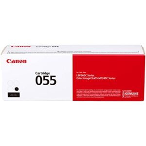 Canon 2 Pack CRG 055 Standard Capacity Toner Cartridge for MF743 & MF741 Printers, Black