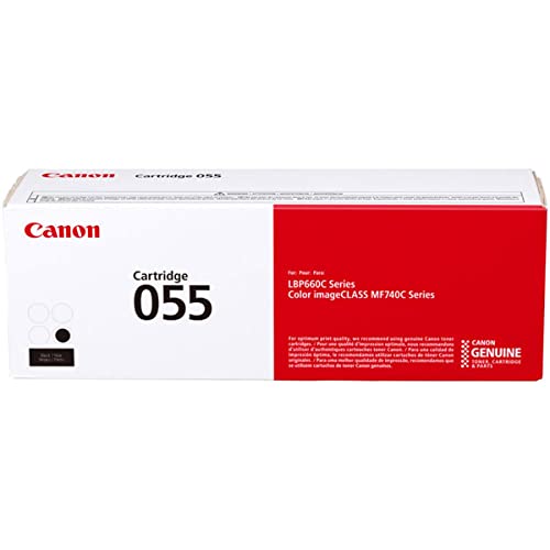 Canon 2 Pack CRG 055 Standard Capacity Toner Cartridge for MF743 & MF741 Printers, Black